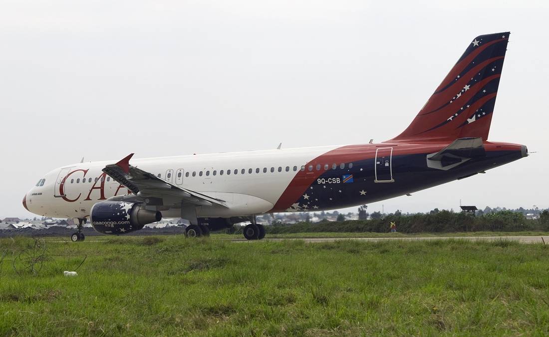 Compagnie Africaine Aviation Airbus A320 Loses Part Of Its Elevator On ...