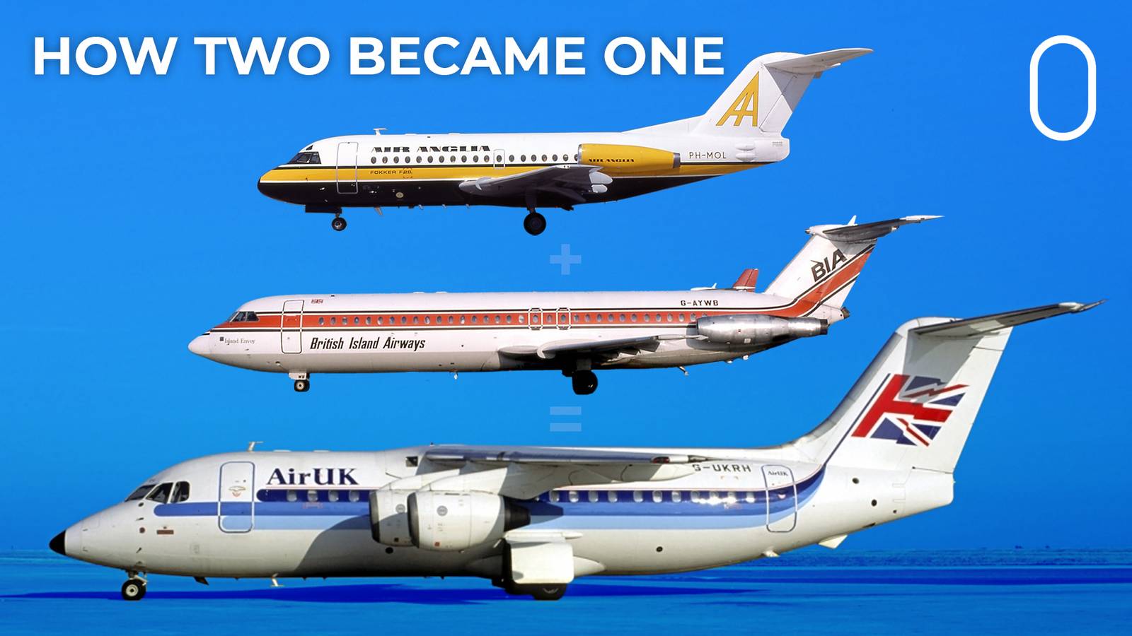 How Air Anglia & British Island Airways Merged To Form Air UK