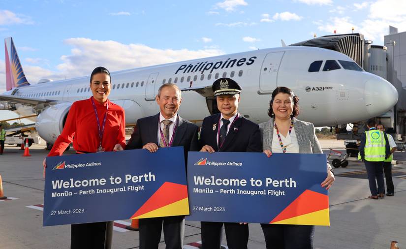 Perth Airport Welcomes First Manila Flight And Jumps Ahead Of 2019 Levels