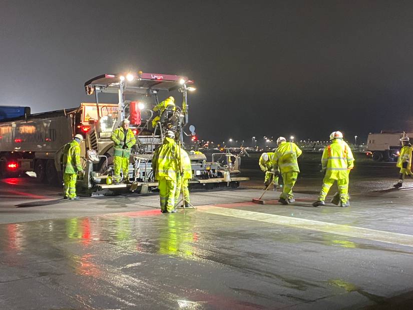 How London Stansted Is Resurfacing A Runway In Daily Use