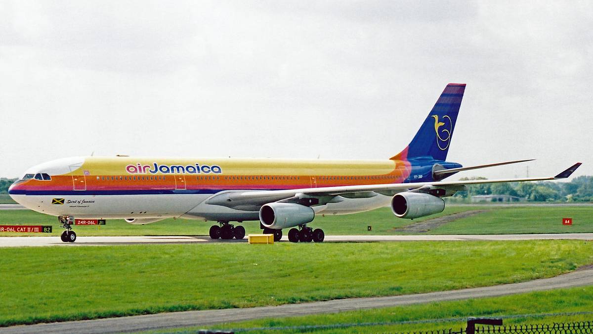 Which Aircraft Types Did Air Jamaica Fly Over The Years?