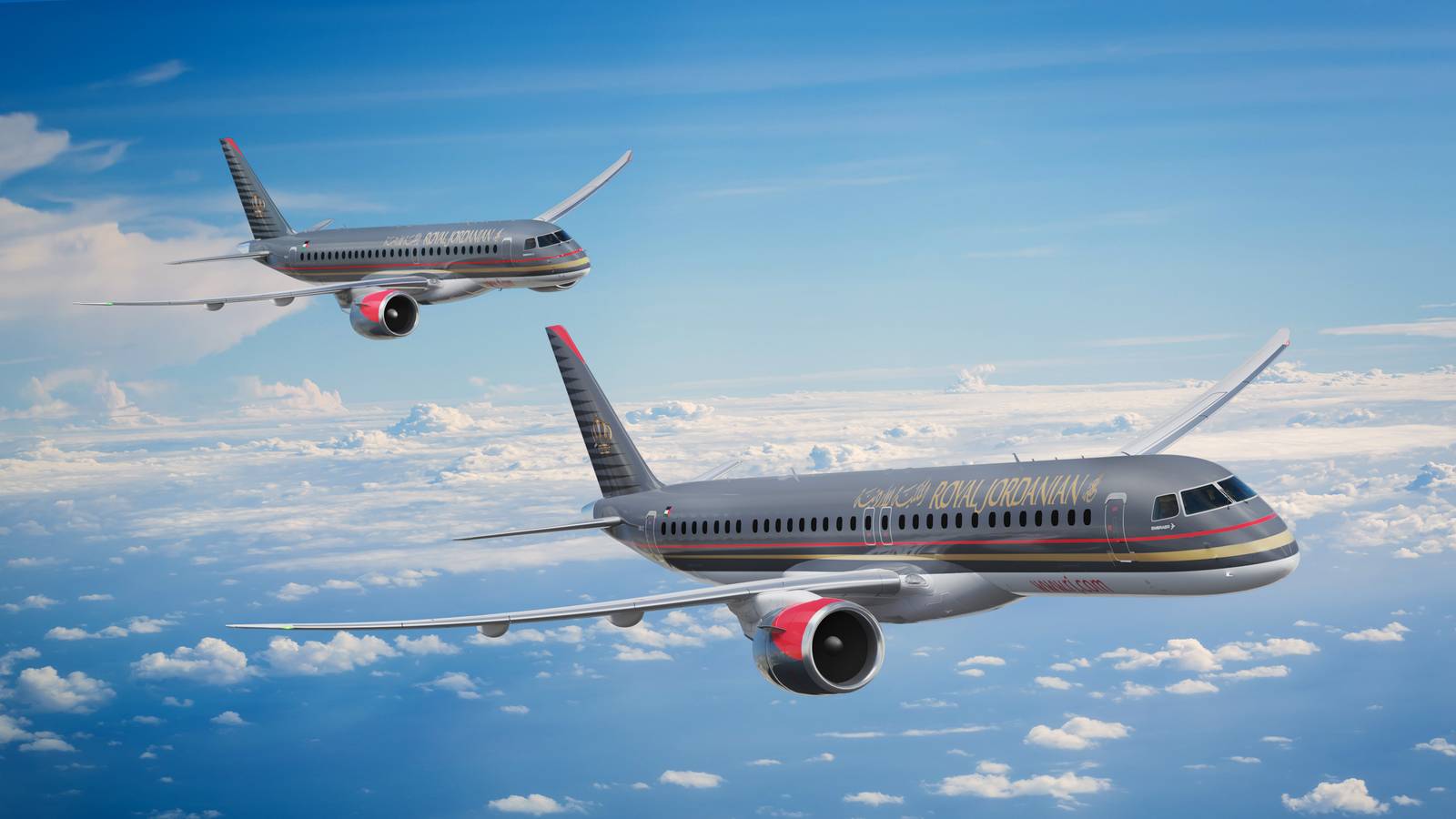 Embraer And Azorra Reach Agreement For 8 E2 Jets For Royal Jordanian ...