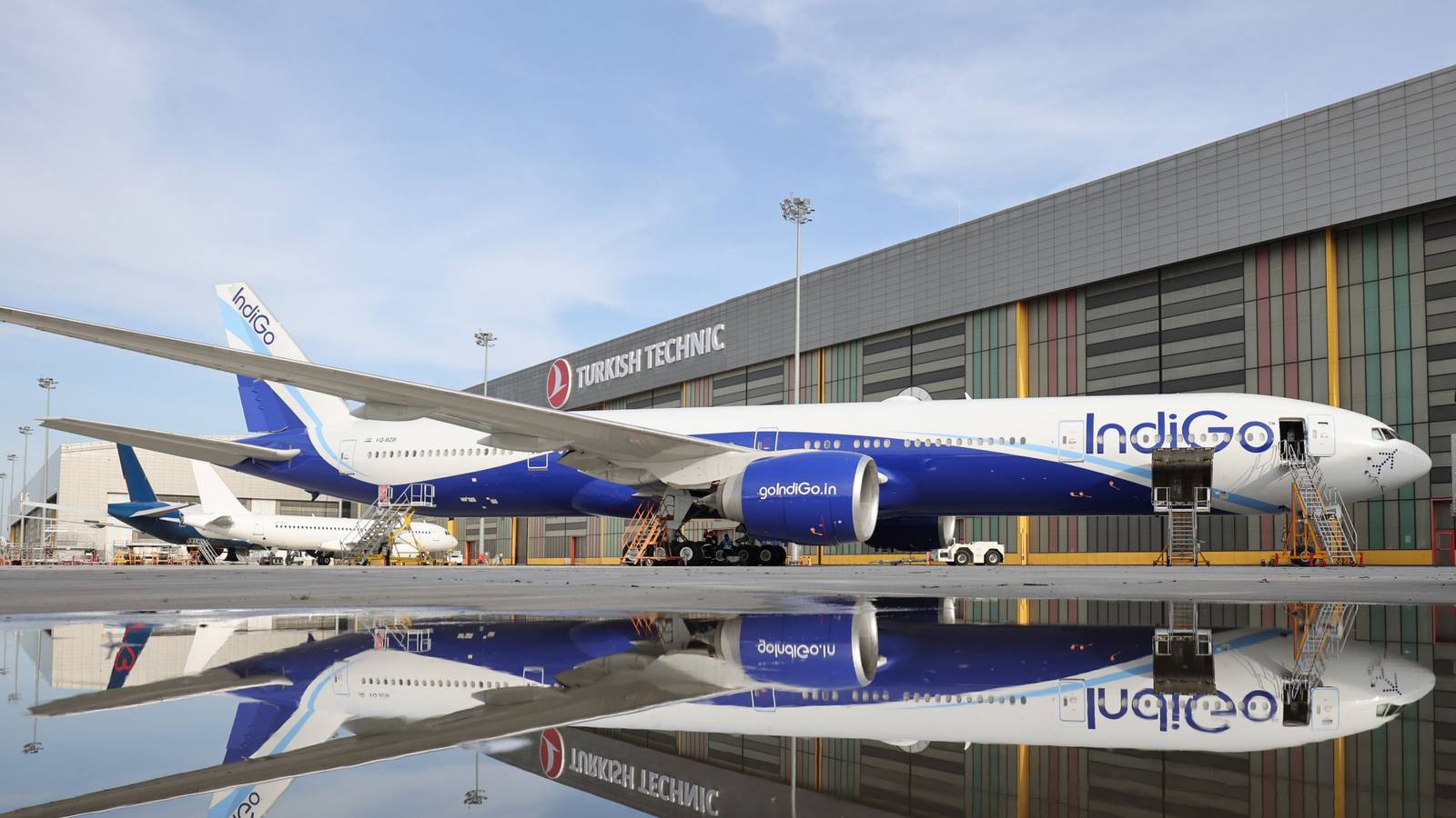 IndiGo's First Repainted Boeing 777 Arrives In Delhi