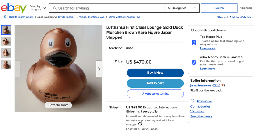 A Look At Lufthansa's Special Collectible Rubber Ducks
