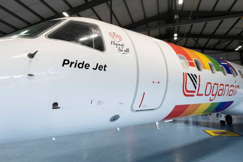Loganair Reveals A Special Embraer ERJ-145 Livery Celebrating Pride Month