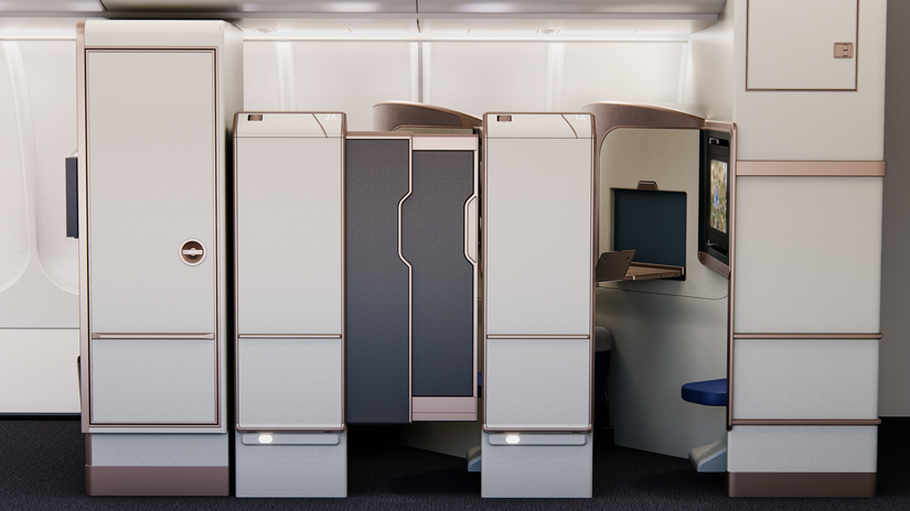 Collins Launches Aurora Narrowbody Lie-Flat Business Class Product
