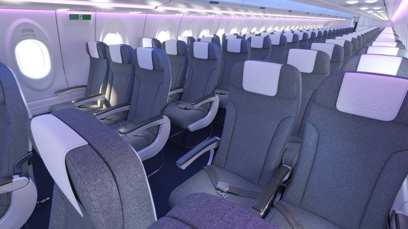 Airbus To Offer A220 Customers New Cabin Features Through Airspace ...
