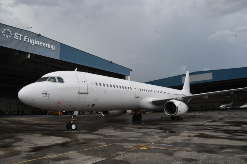 1st Airbus A321P2F For Japan Airlines Begins Conversion Process In ...