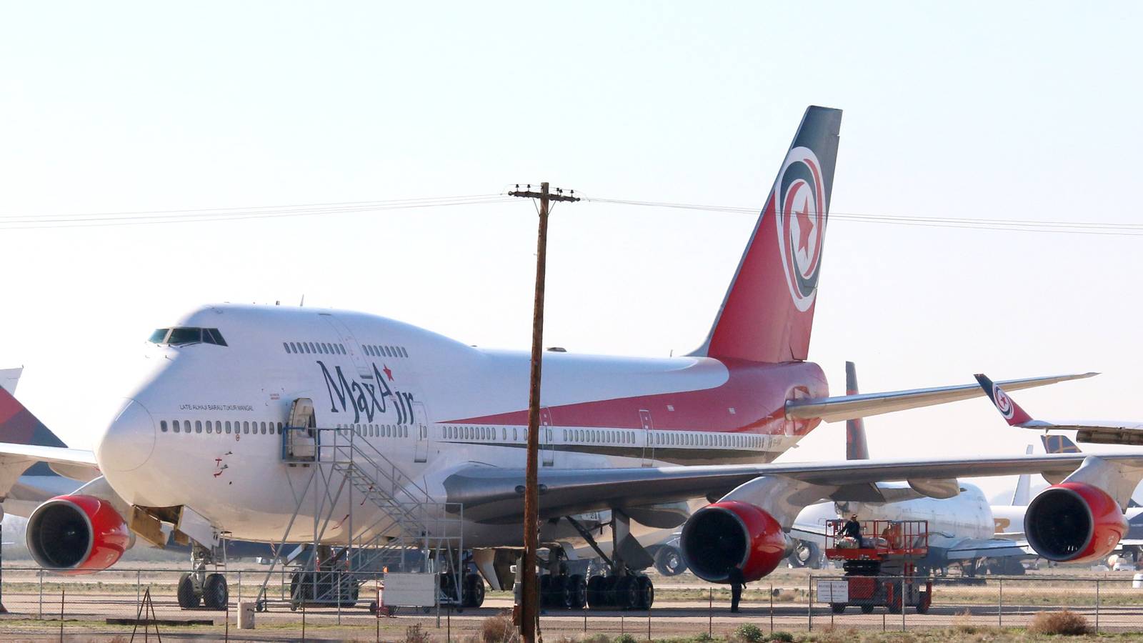 Max Air's Boeing 747 Returns To Service After Being Released From Niger
