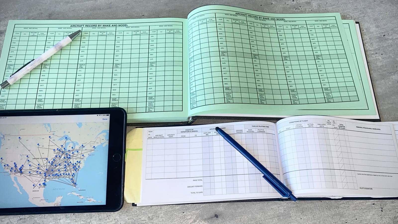 What Does A Commercial Pilot's Logbook Look Like?