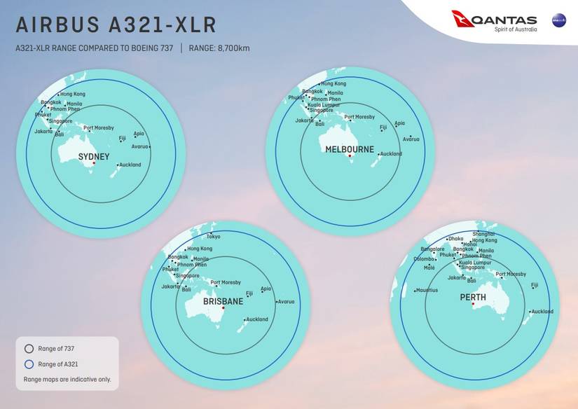 What Routes Could Qantas Use Their New A321XLRs For?