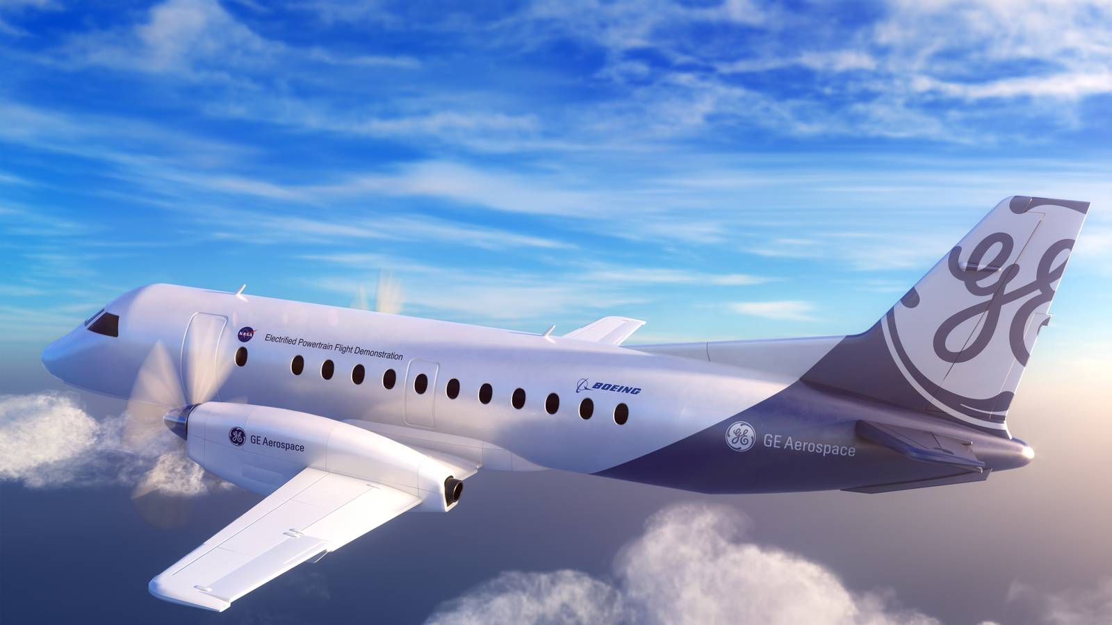 GE And Nasa Unveil Livery For Hybrid Electric Aircraft