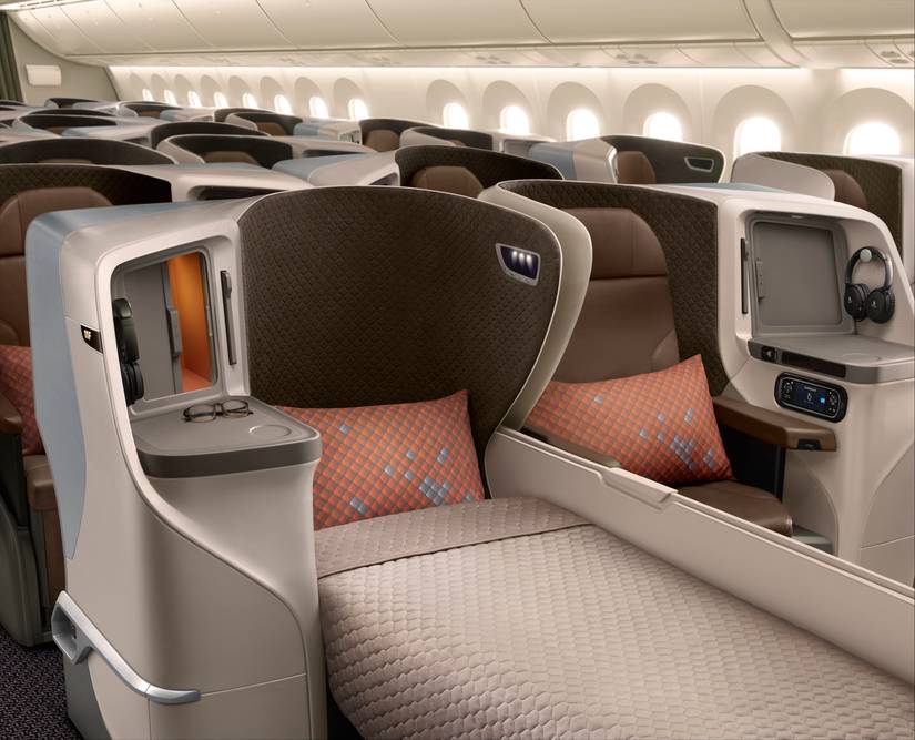 The Five Singapore Airlines Aircraft Types With The Largest Business ...