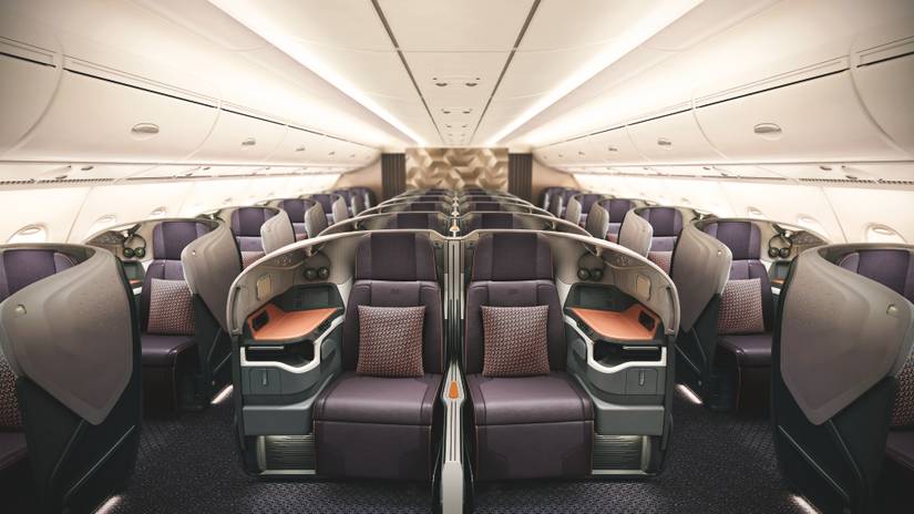The Five Singapore Airlines Aircraft Types With The Largest Business ...