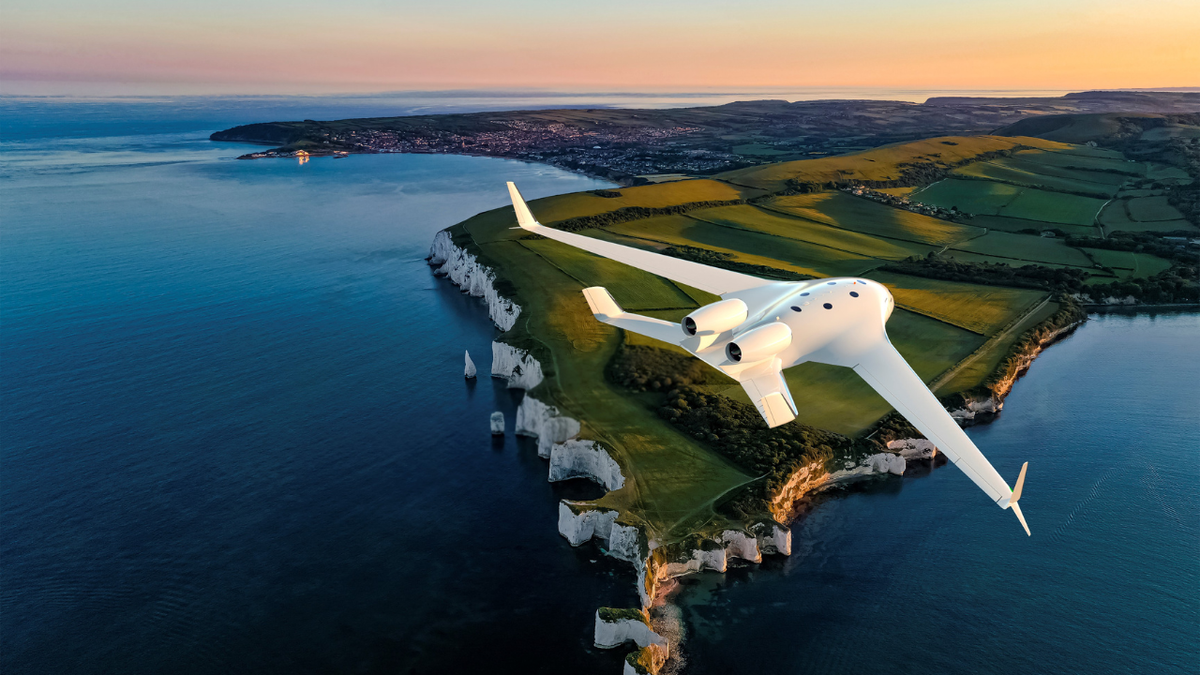 Bombardier's Blended Wing EcoJet Could Cut Private Aviation Emissions ...