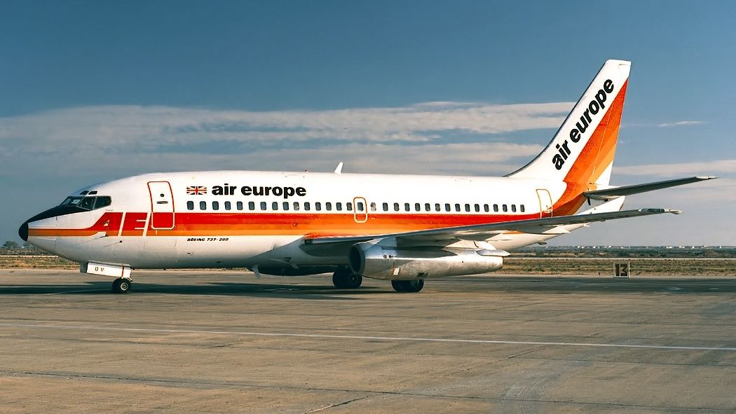 Which Aircraft Types Did The First Pan-European Carrier Air Europe Operate?
