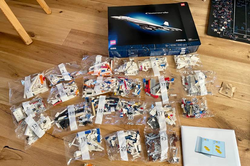 Review: Building LEGO's 2,083 Piece Concorde Model