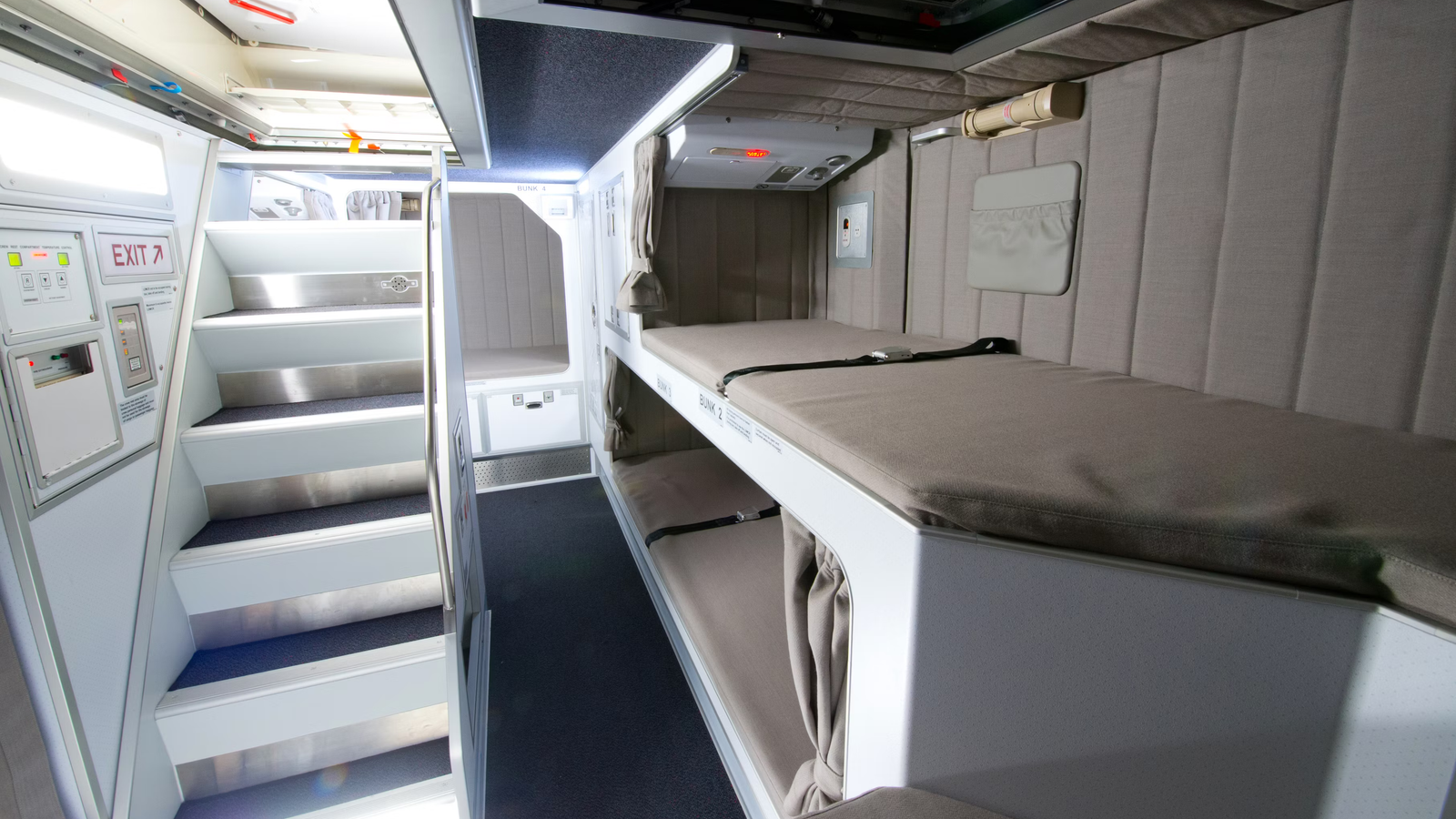 Where Do Crew Sleep During A Flight?
