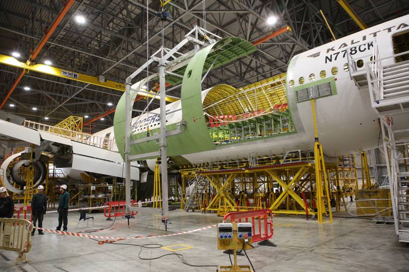 Israel Aerospace Industries' "Big Twin" Boeing 777-300ERSF Will Debut ...