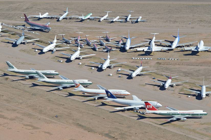 5 Of The Biggest Airplane Graveyards In The World
