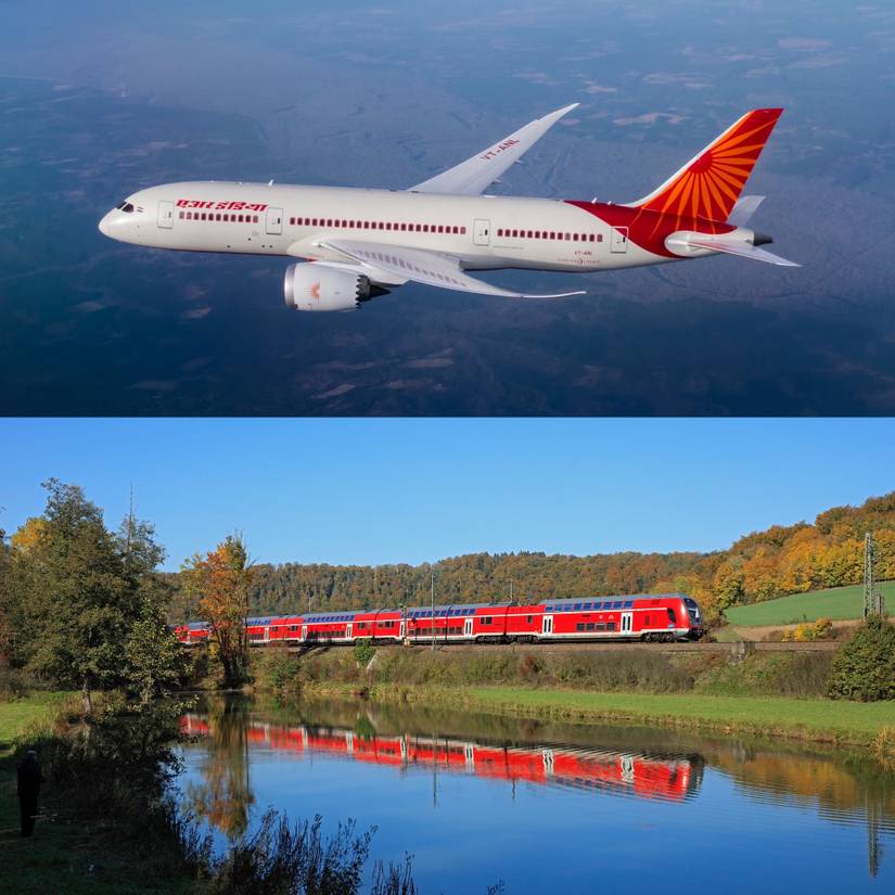 Air India Passengers Can Travel Across 5,600 German Train Stations On One Ticket