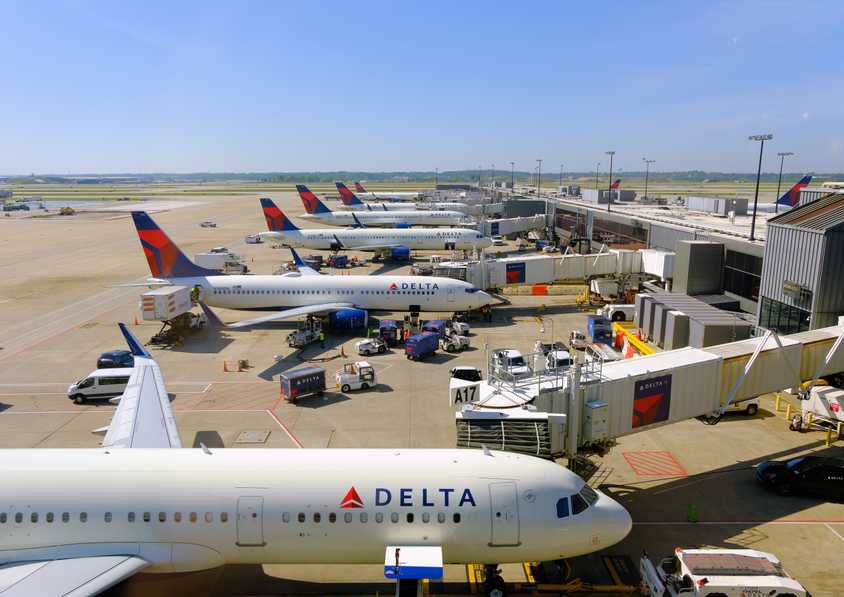 What Are Delta Air Lines' Top Destinations From Each of Its Hubs?