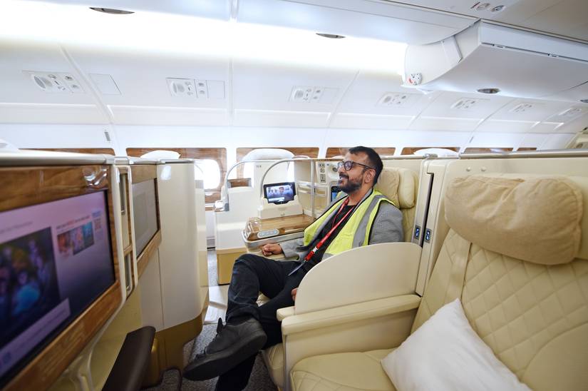 In Photos: Behind The Scenes Of An Emirates Airbus A380 Maintenance Check