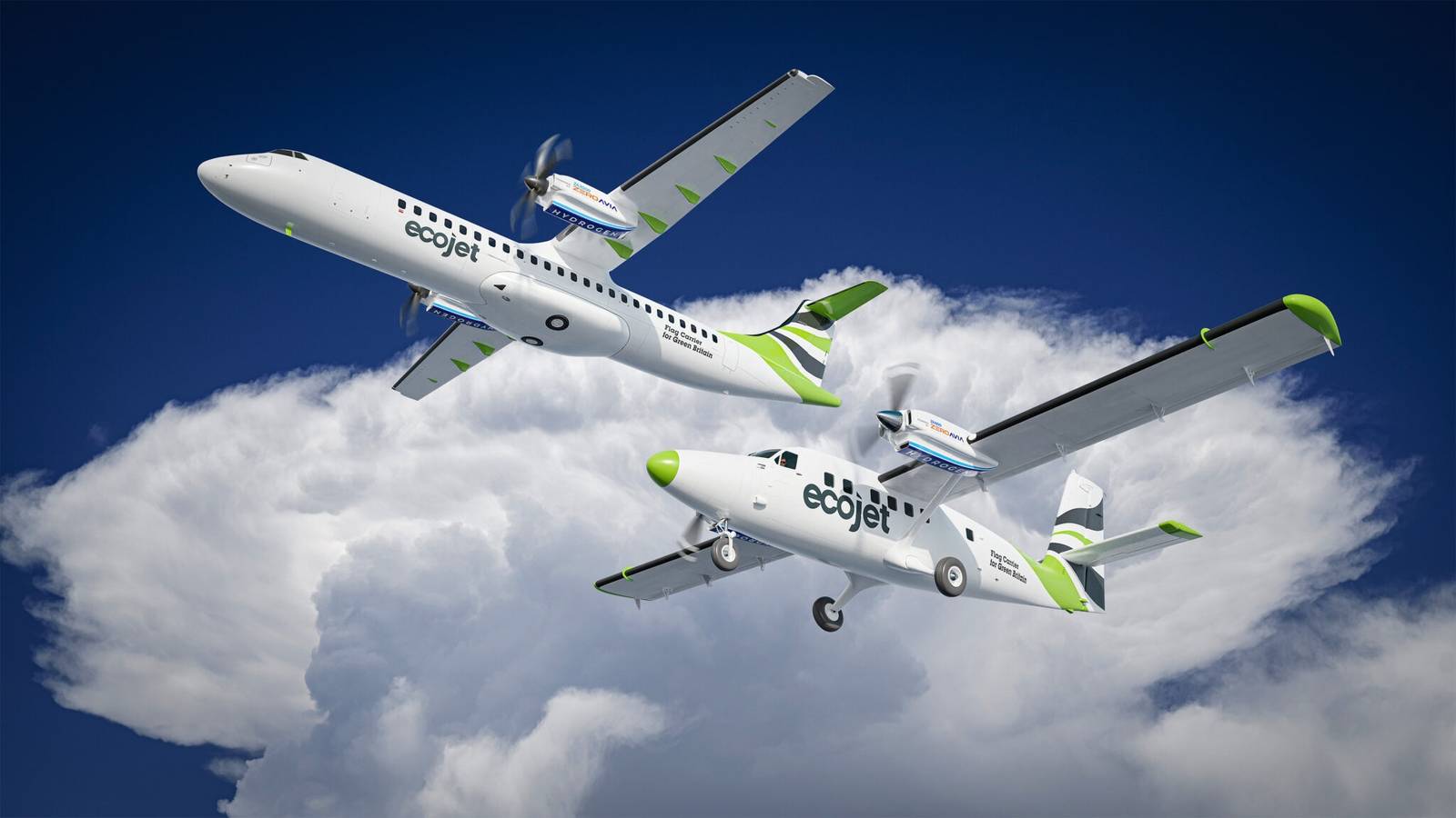 UK Airline Ecojet Signs Deal For 70 ZeroAvia Hydrogen-Electric Engines