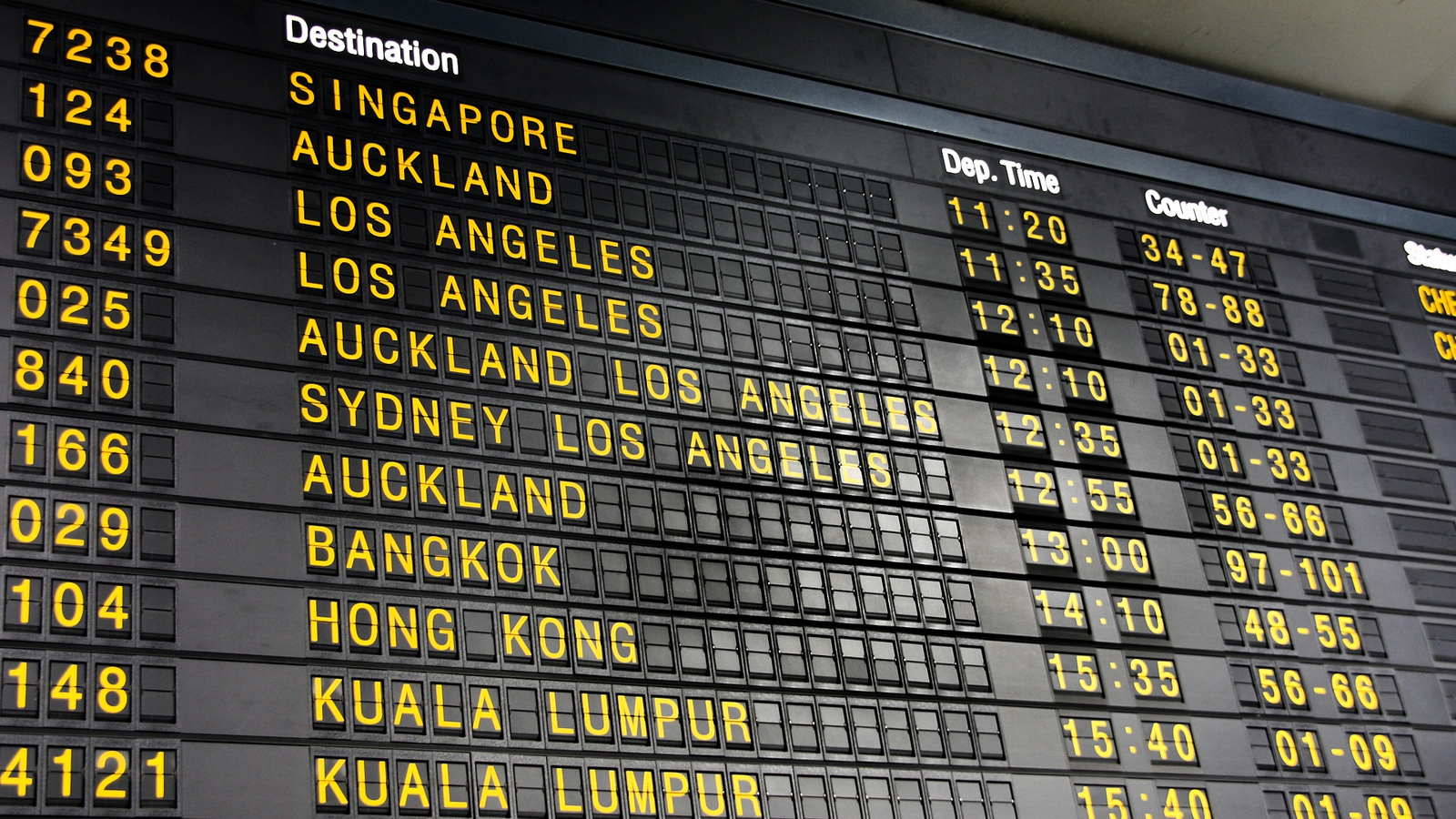 Split-Flap Airport Displays - The History Of The Solari Board