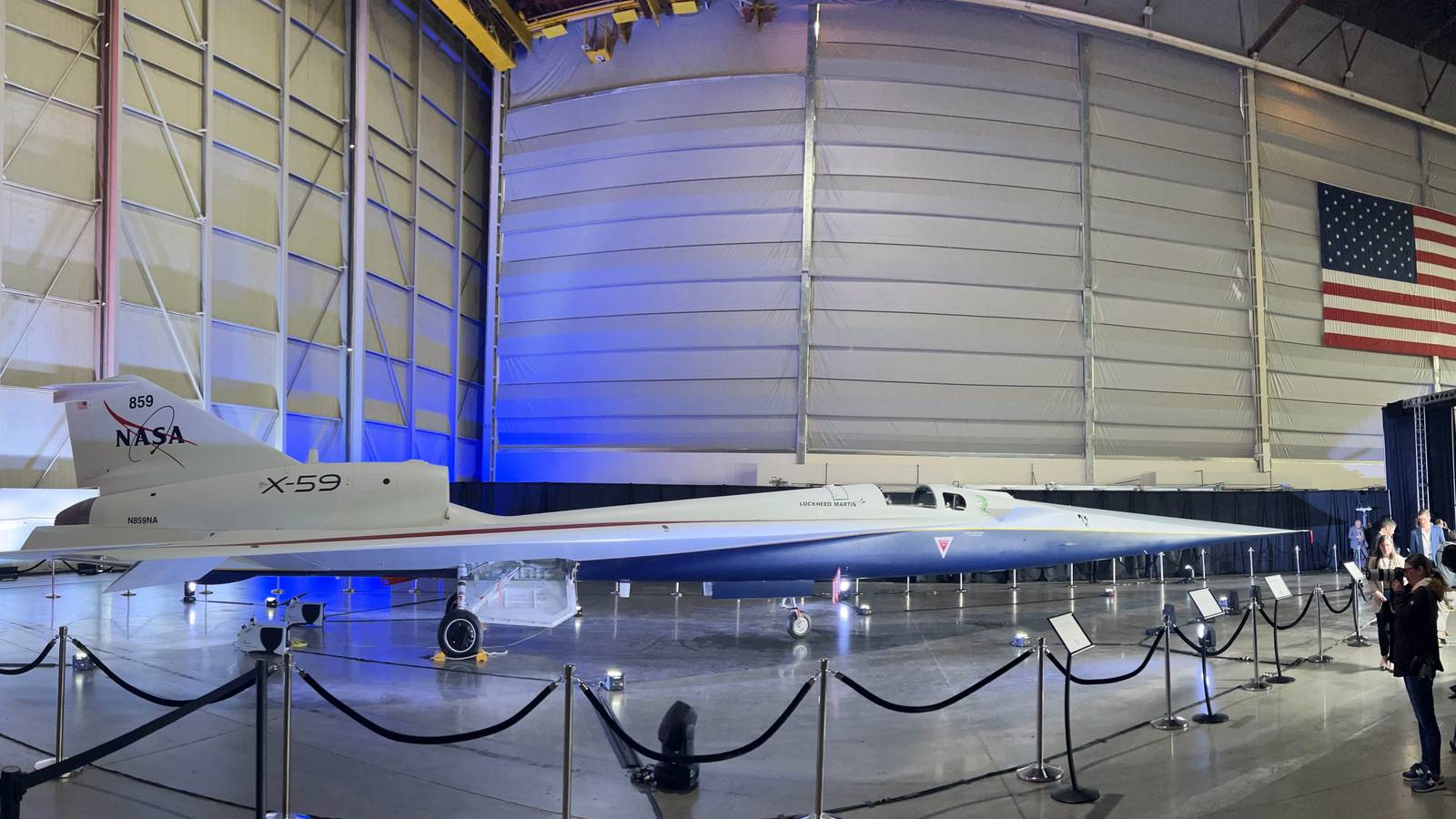 NASA and Lockheed Martin Unveil X-59 Supersonic Jet