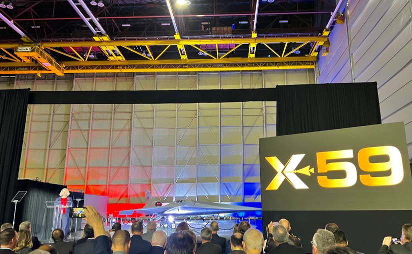 NASA and Lockheed Martin Unveil X-59 Supersonic Jet