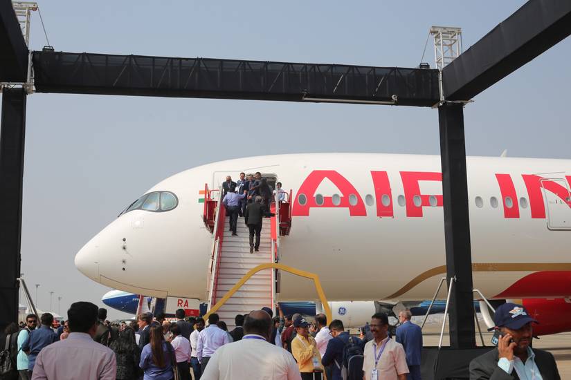 2nd Airbus A350-900 Delivered To Air India