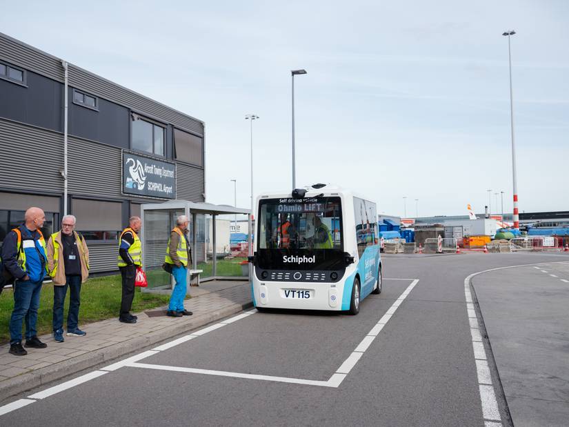 Schiphol Airport Trials Self-Driving Buses Airside In Sustainability ...