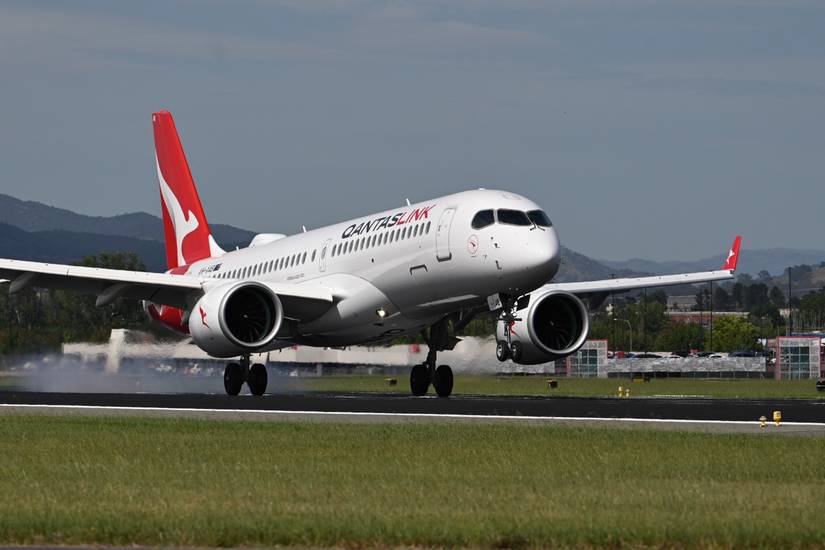 QantasLink's 7 Airbus A220-300 Routes Operating This Month