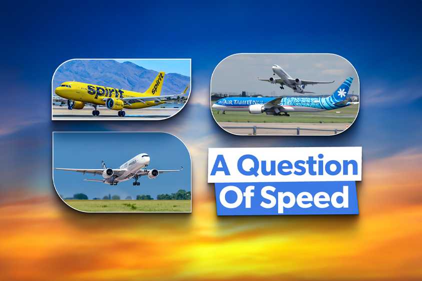 How Fast Do Different Types Of Commercial Aircraft Fly?