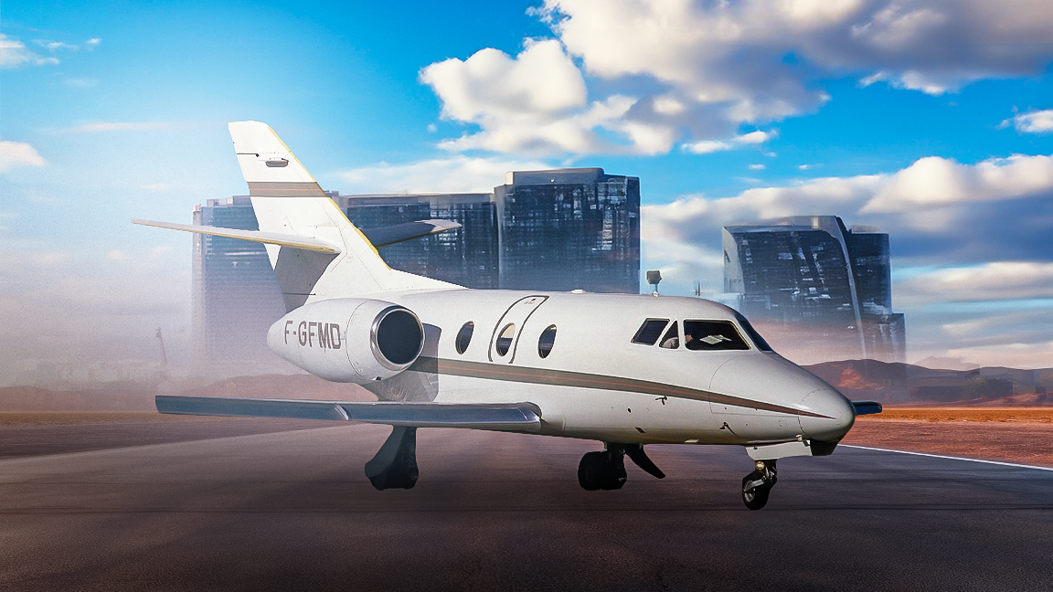 The Fastest Light Private Jet: A Look At The Dassault Falcon 10 Mystère