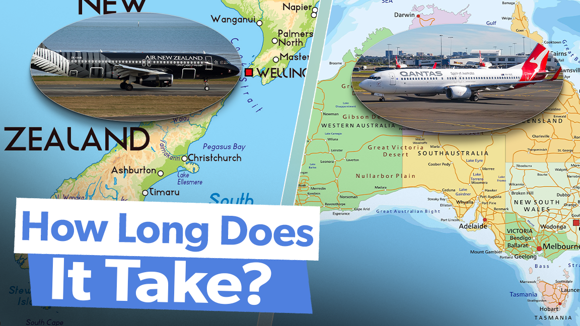 New Zealand To Australia: Examining The Typical Flight Times On The ...
