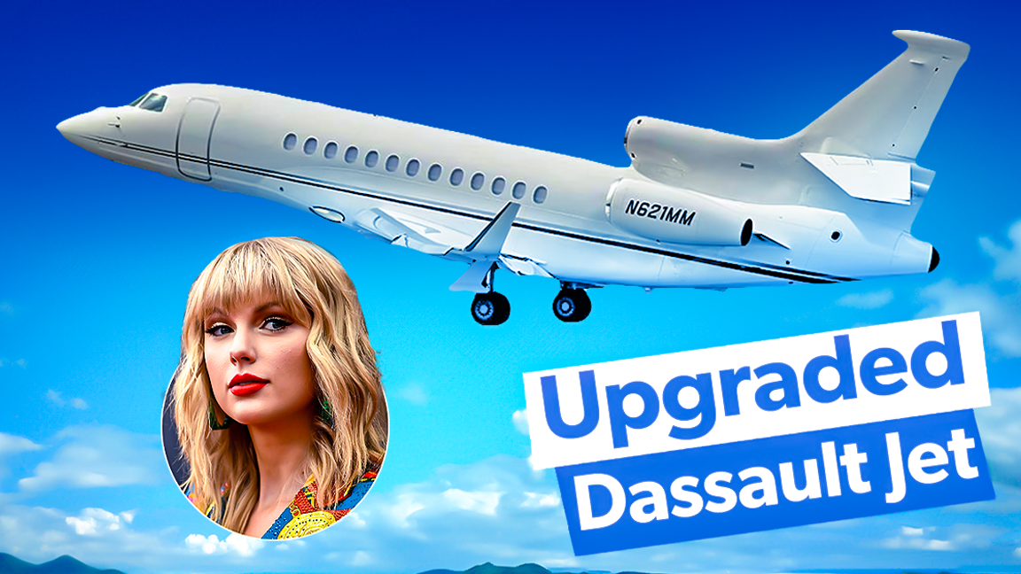 Upgraded Dassault Falcon 7X: A Look At Taylor Swift's Private Jet