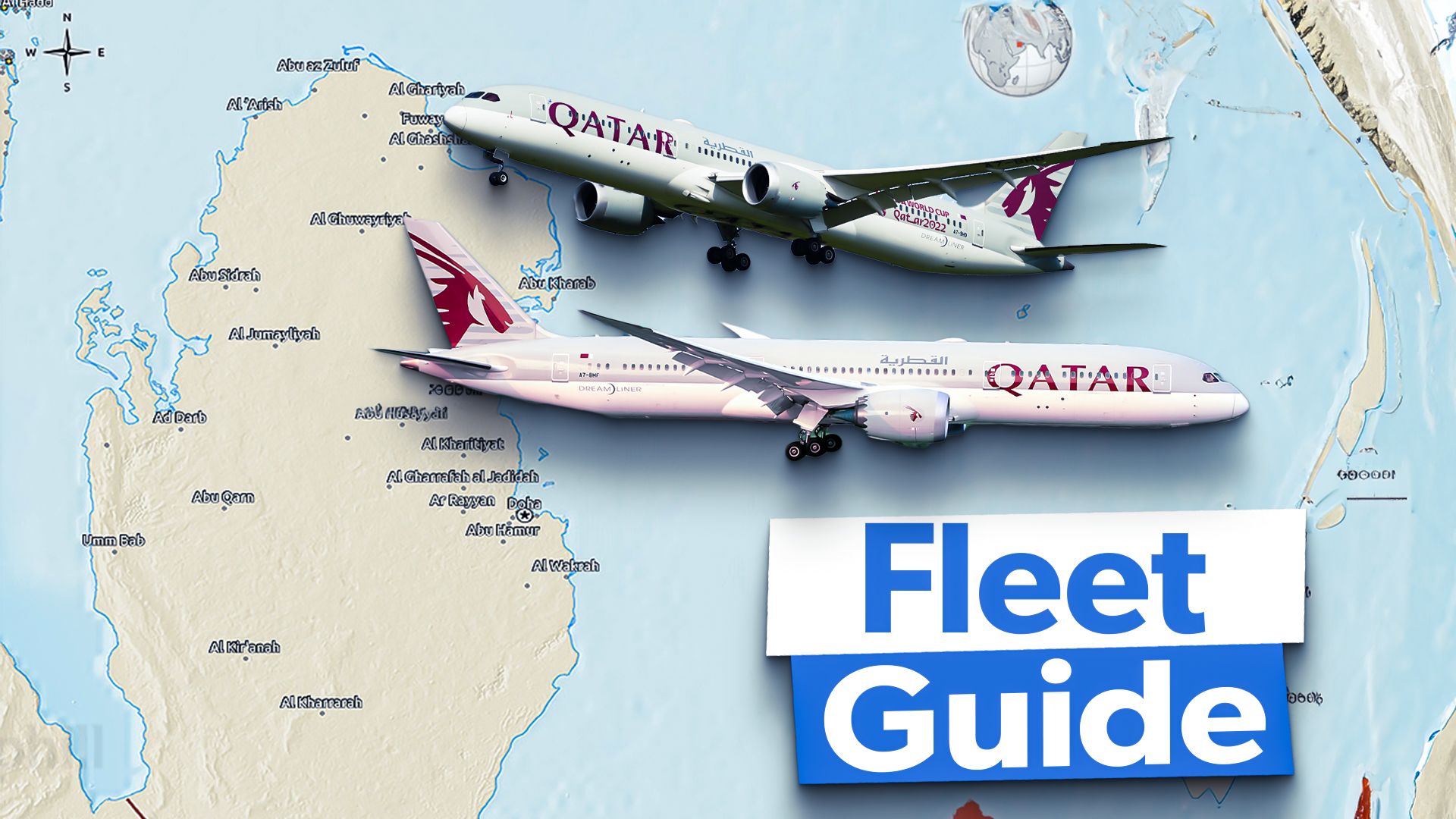 Qatar Airways' 7 Boeing 787-8 Dreamliner Routes Exceeding 3,700 Miles