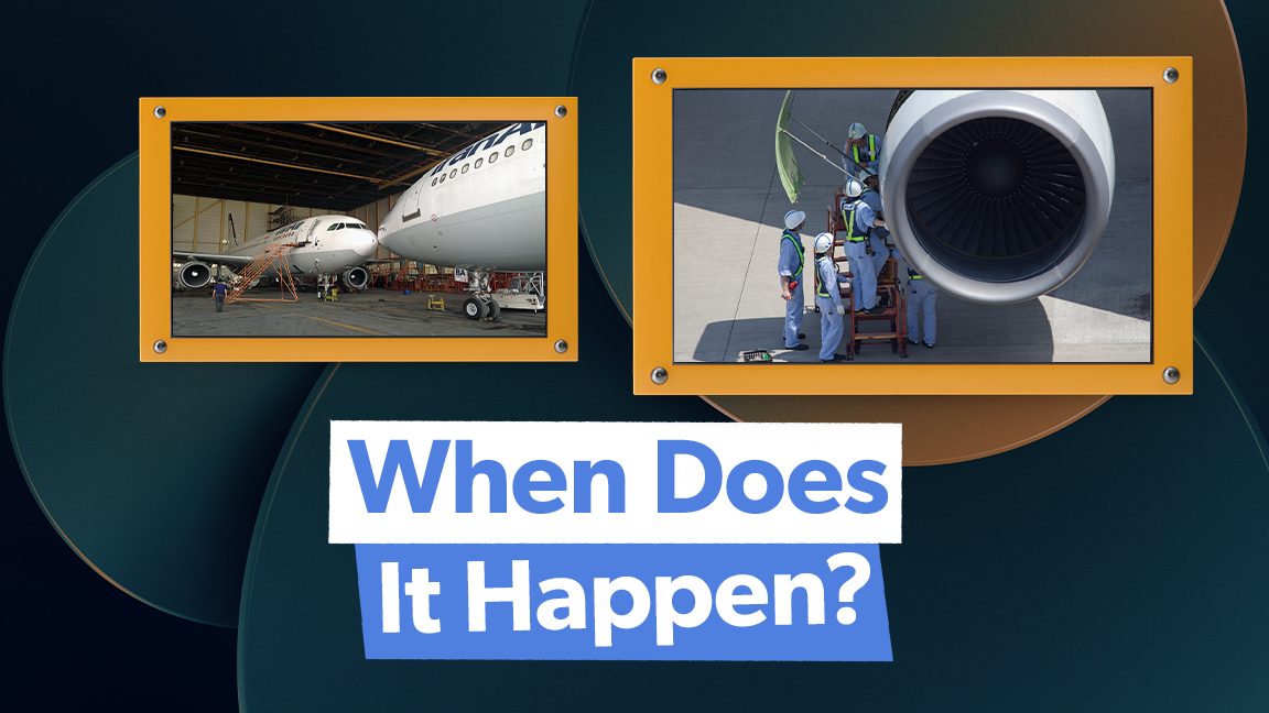 Careful Process: How Often Aircraft Are Maintained