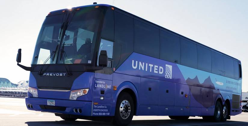 United Airlines Axes All Landline Bus Services