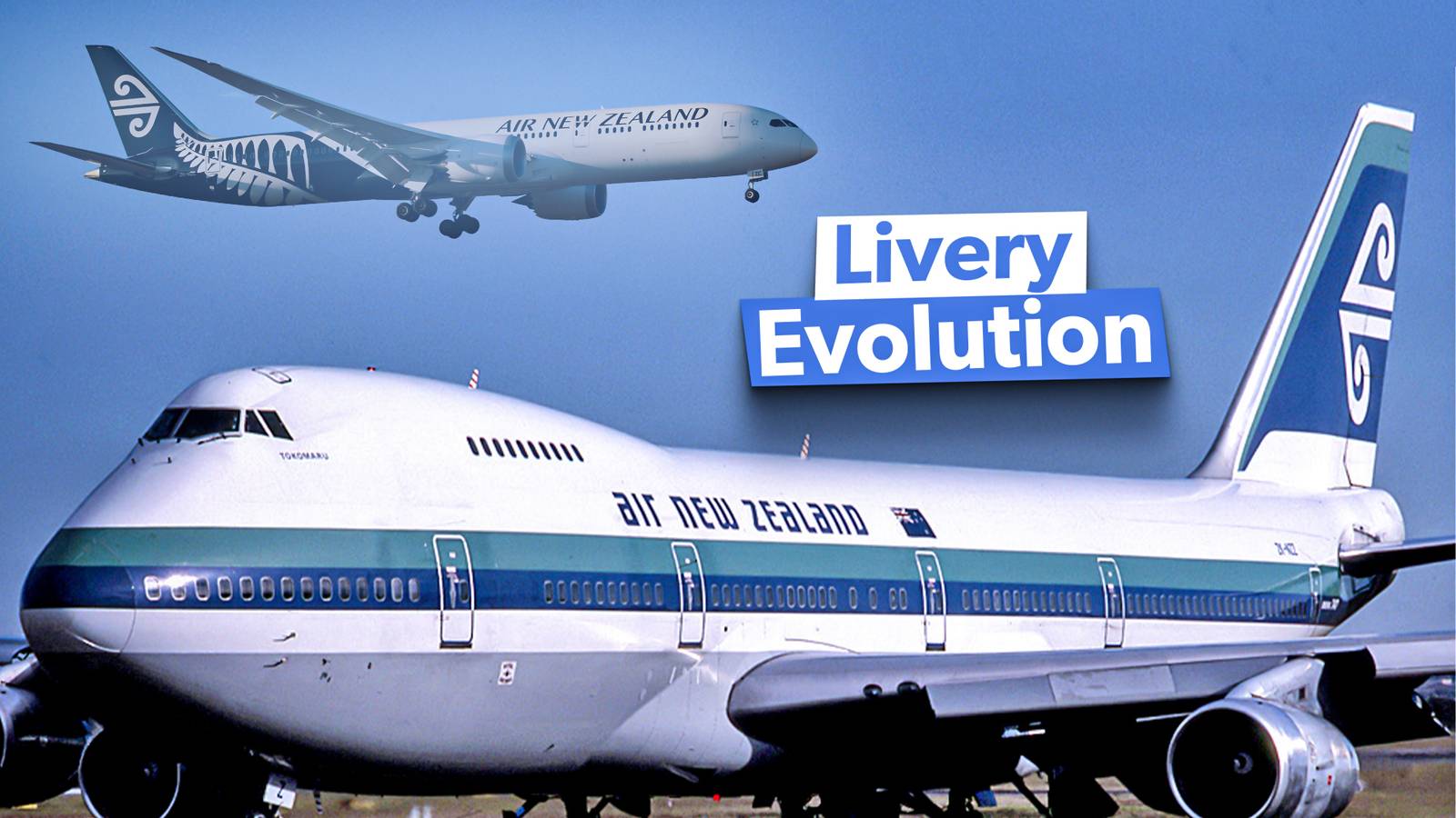 A 6 Step Guide To The Evolution Of Air New Zealand's Livery