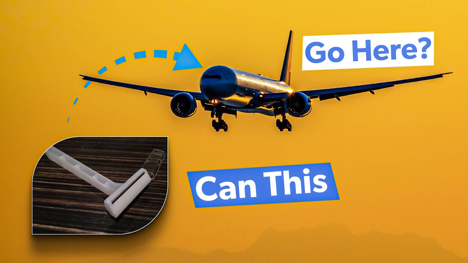 Can You Bring A Disposable Razor On An Airplane?