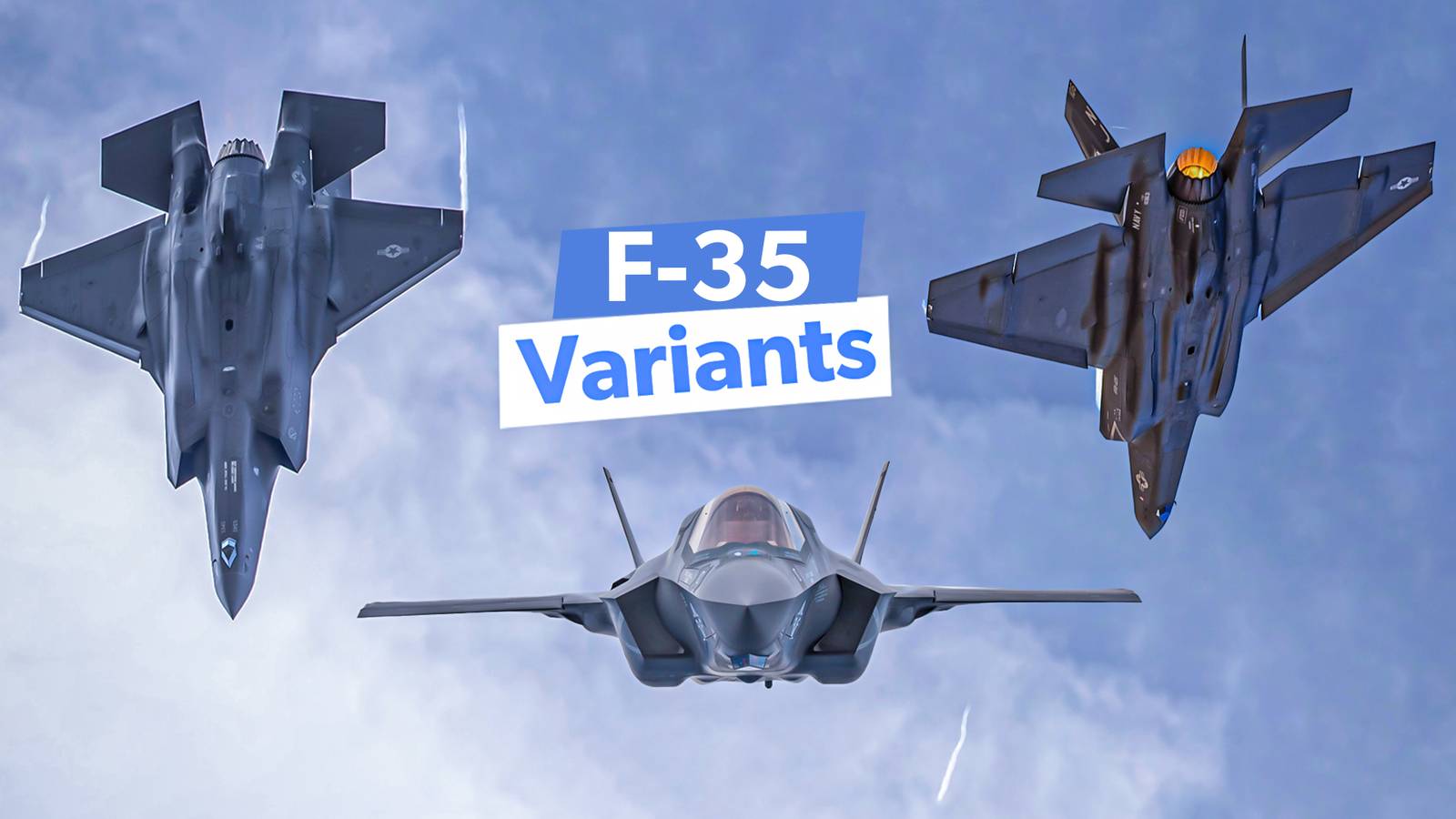 How Are The F-35A, F-35B, And F-35C Lightning Variants Used By US Forces?