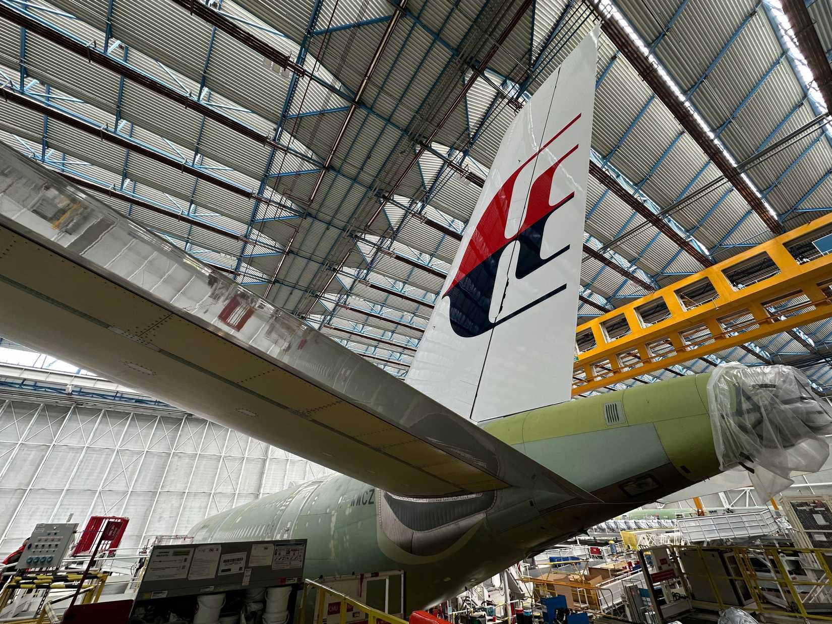 Behind-The-Scenes: Malaysia Airlines' 1st Airbus A330neo In Final Assembly