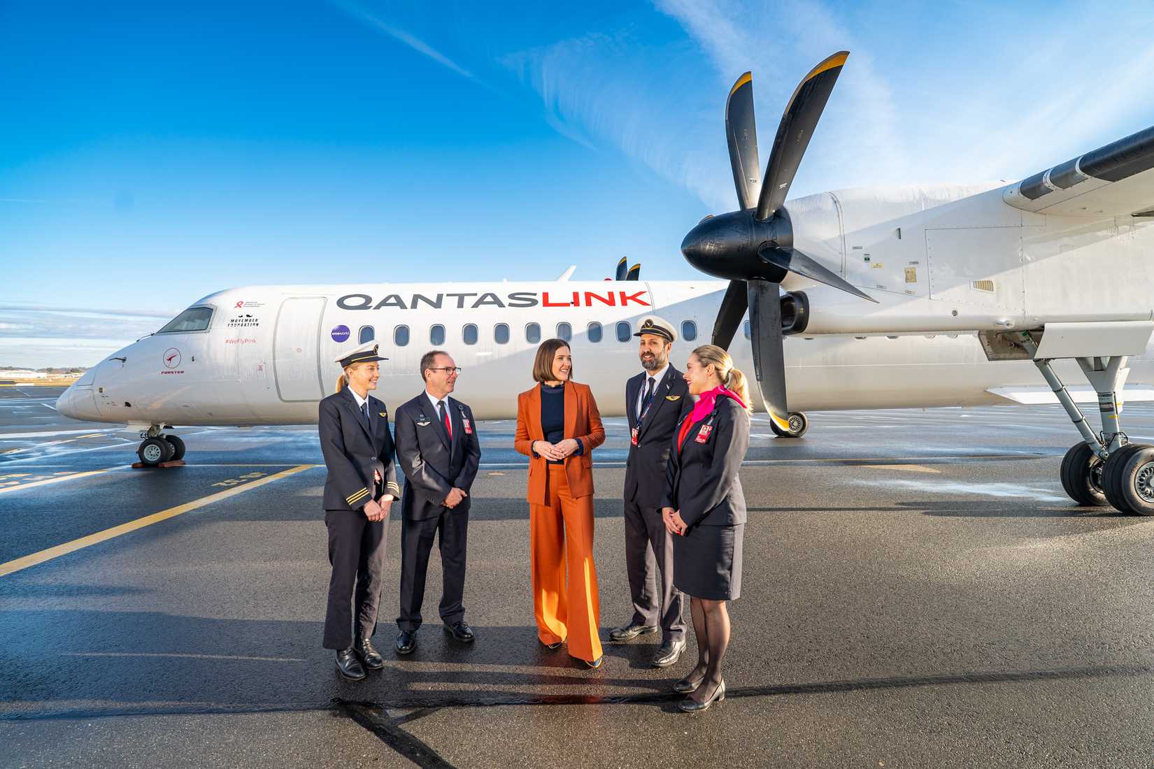 QantasLink Dash 8-Q400 Enters Service After 11-Stop Ferry Flight