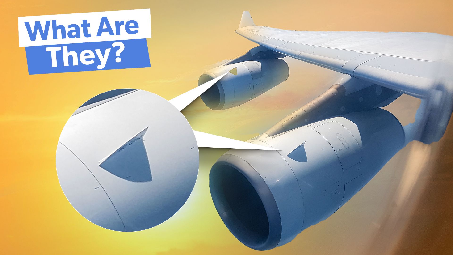 What Are The Tiny Wings On The Side Of Aircraft Engines?