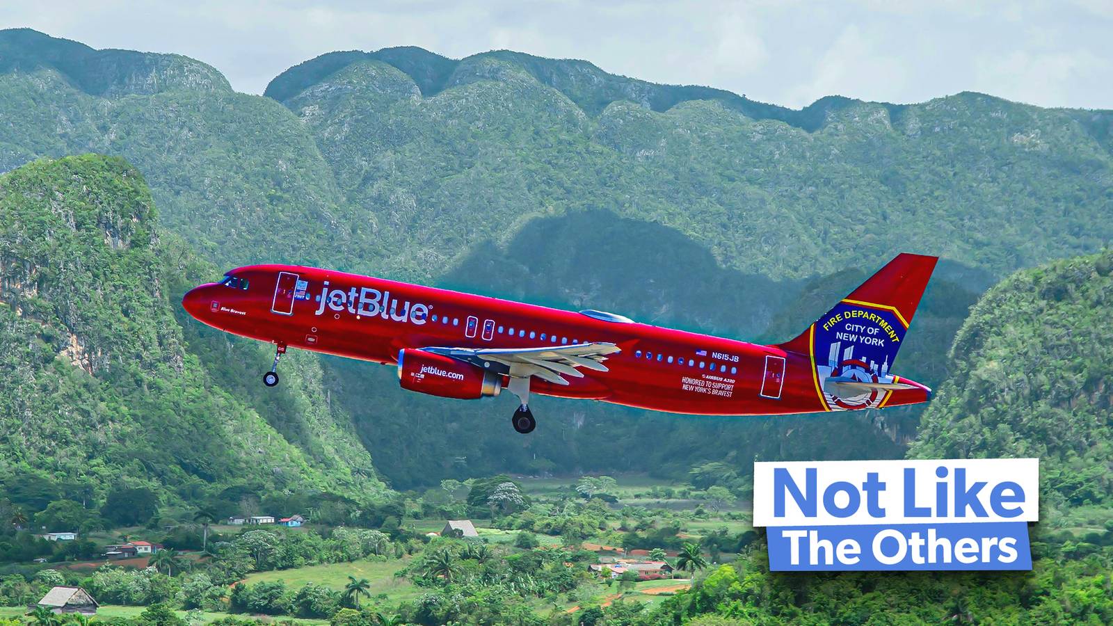 Standing Out From The Crowd: The Story Of JetBlue's Red A320