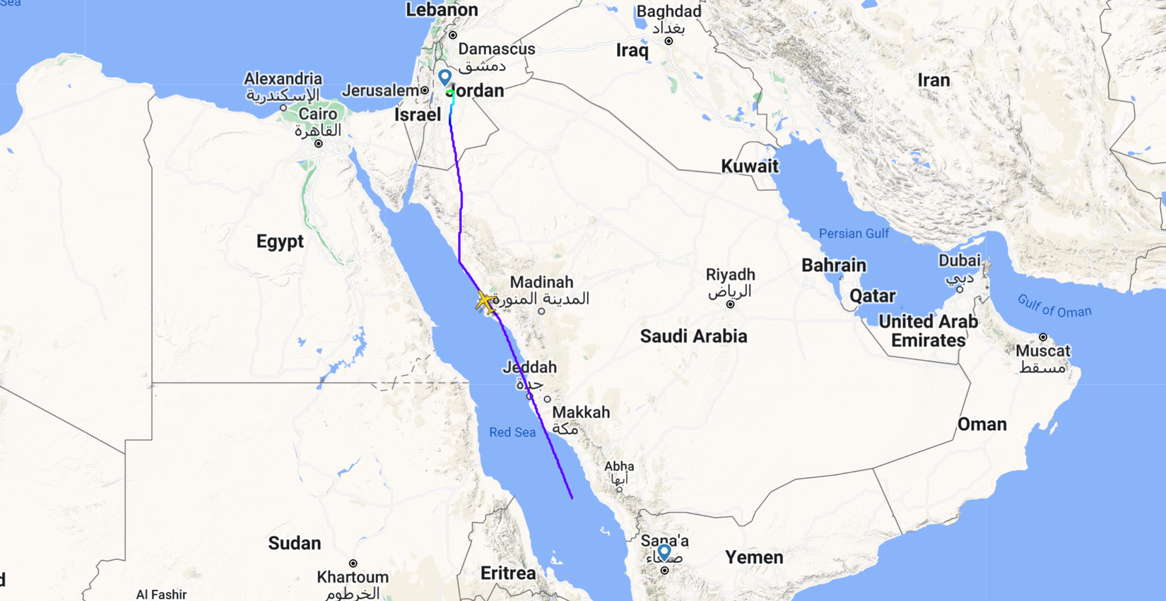 Yemenia Airways Resumes Sana'a Airport To Jordan Flights After Houthis ...