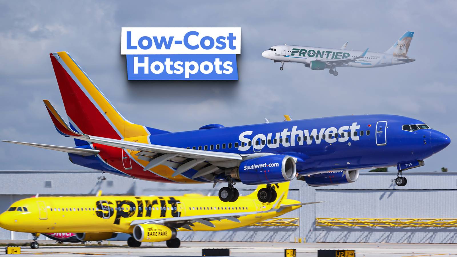 Top 5: The US States With The Most Seats On Low-Cost Flights